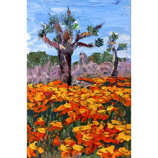 Flower Tree Painting - Etsy
