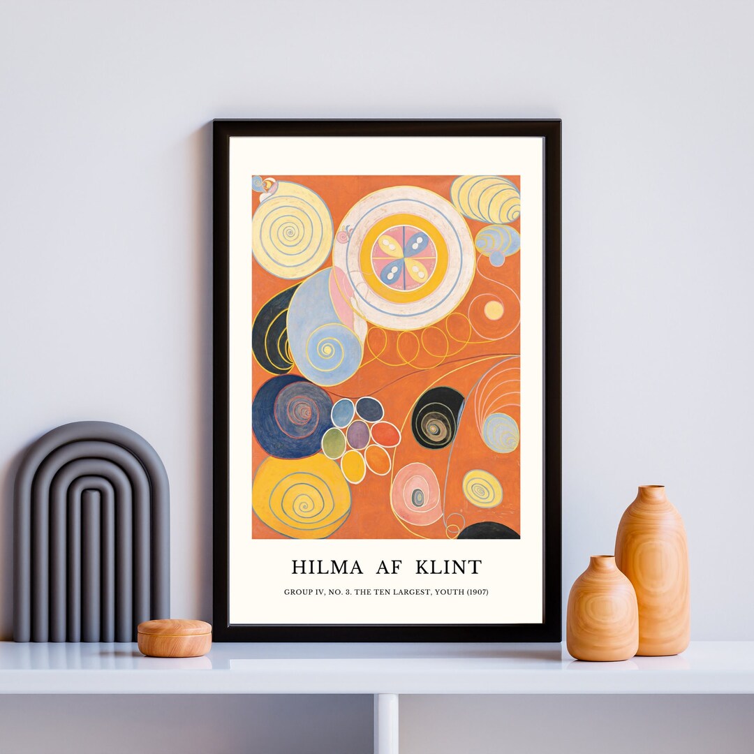 Buy Hilma Af Klint Print, Printable Wall Abstract Art, Drawings Poster ...