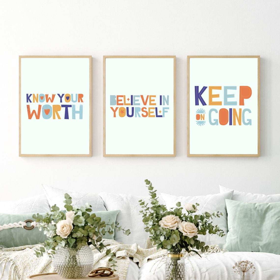 Set of 12 Posters, Maximalist Wall Decor, Wall Prints Bundle, Printable ...