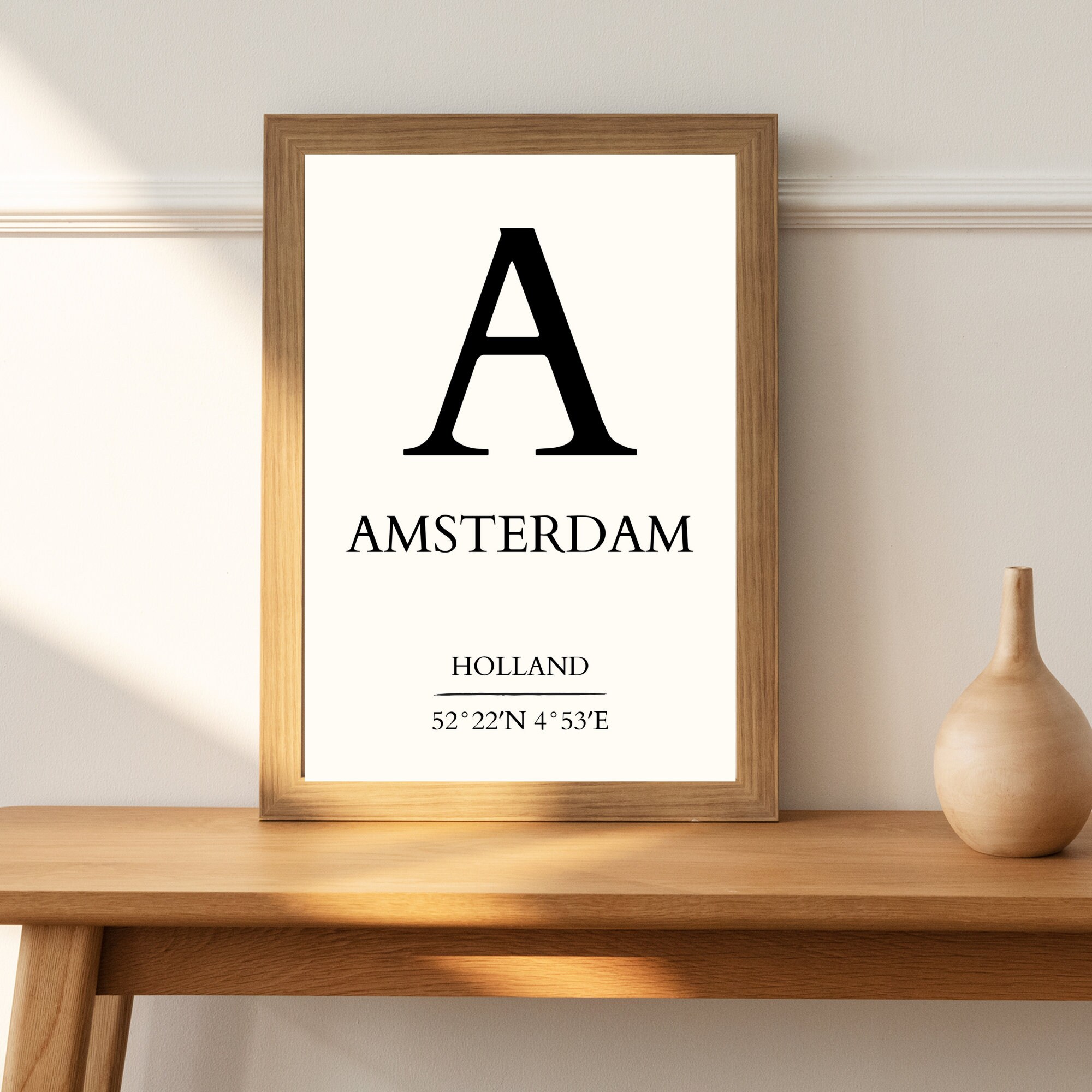 Amsterdam Holland Poster Printable Wall Artamsterdam - Etsy