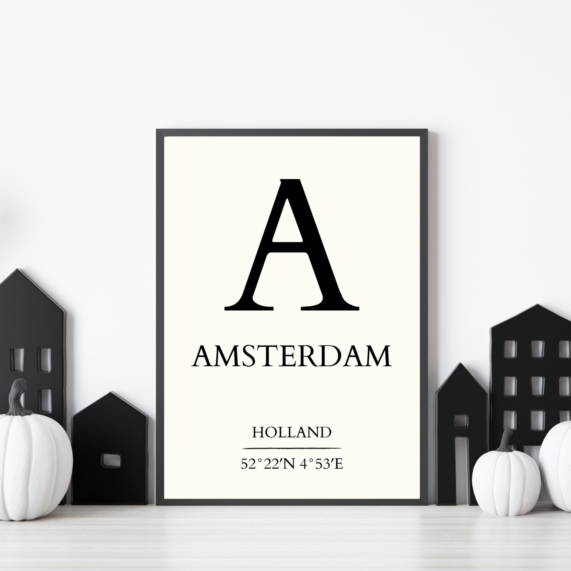 Amsterdam Holland Poster Printable Wall Artamsterdam - Etsy