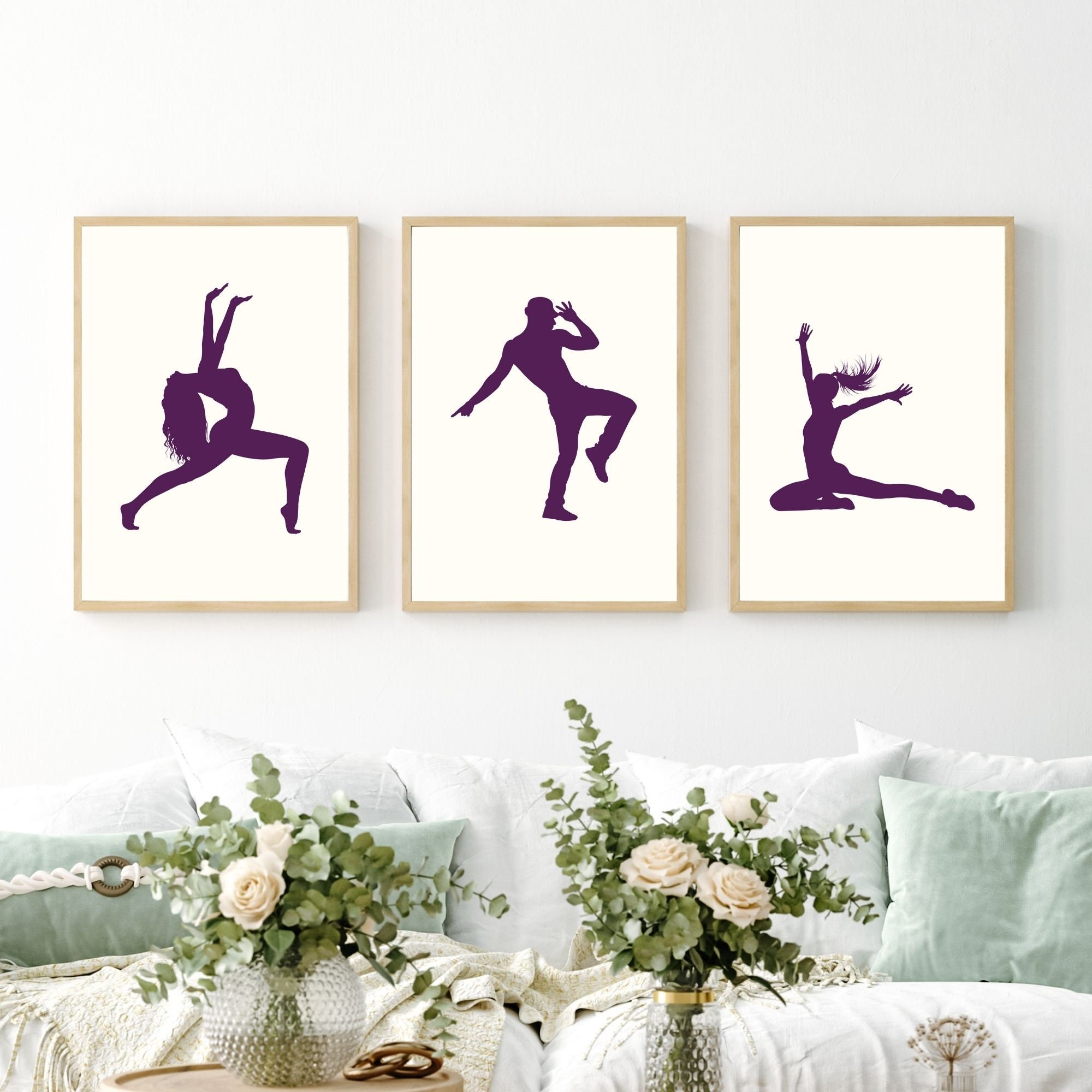 Modern Dancers Printable,set of 12 Modern Dancers Printables, Dancer ...