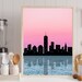 Sunset Sunrise City Poster, Printable Travel Wall Art, Printable ...