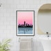 Sunset Sunrise City Poster, Printable Travel Wall Art, Printable ...