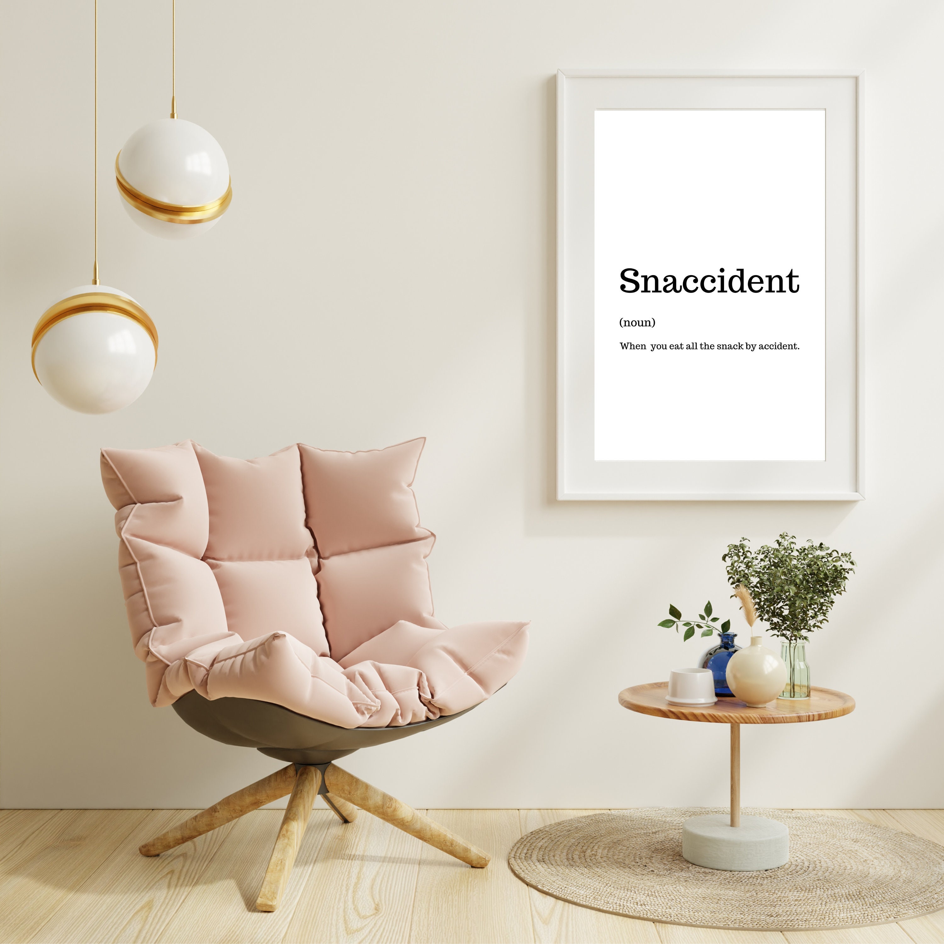 Snaccident Definition Print, Dictionary Poster, Quote Wall Art, Focus ...