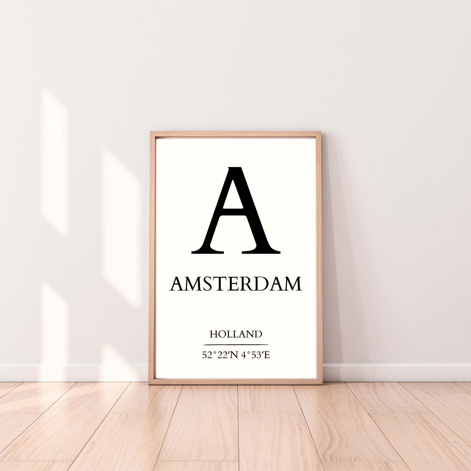 Amsterdam Holland Poster Printable Wall Artamsterdam - Etsy