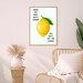 Motivational Wall Decor, When Life You Gives A Lemon Eat, Printable ...