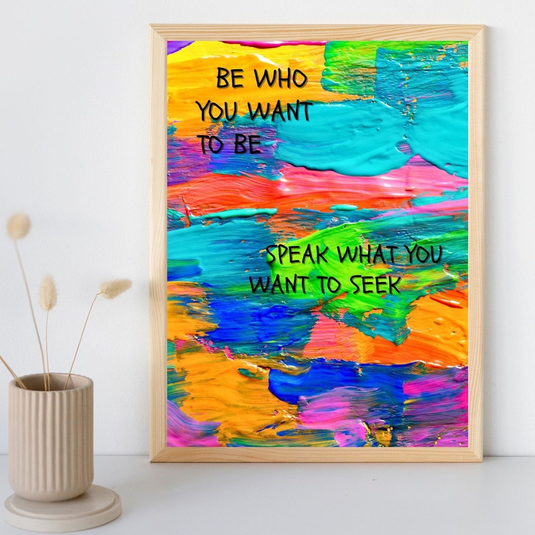 Motivational Wall Art Printables Digital Download Positive - Etsy