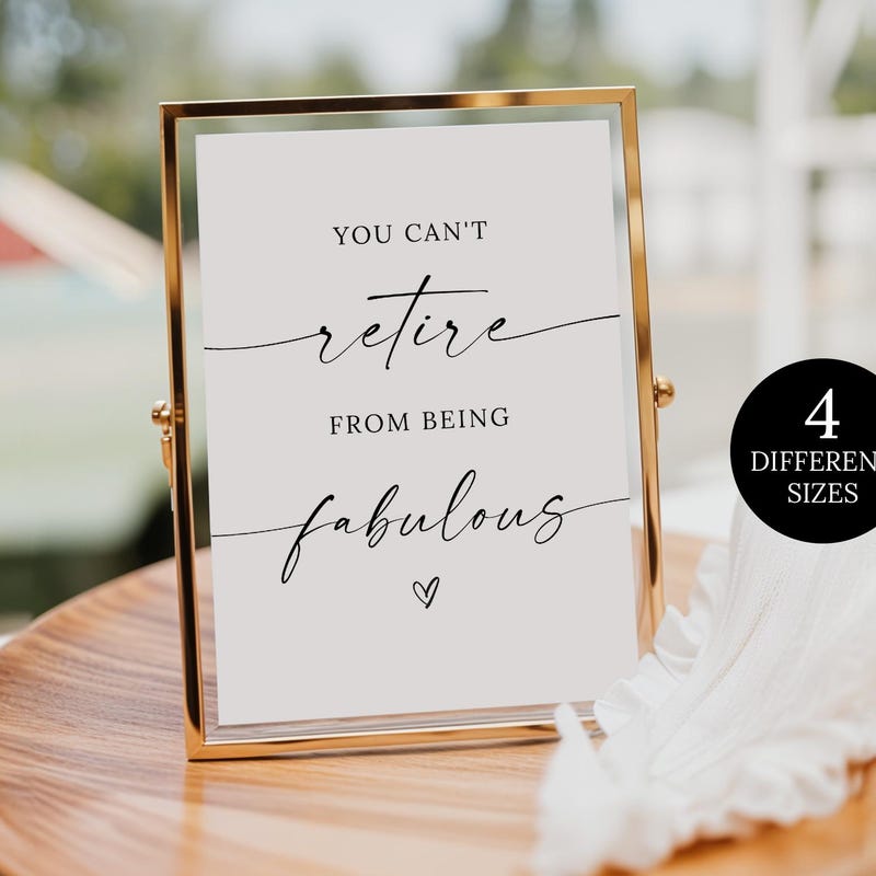 Retirement Signs - Etsy