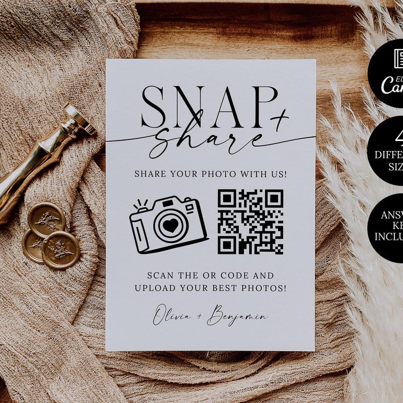 Photo Upload Scan Qr Code - Etsy