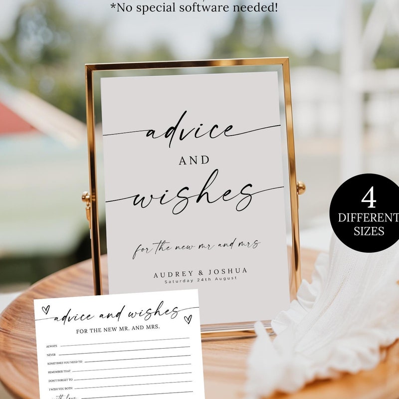 Guest Wishes Bridal Shower - Etsy