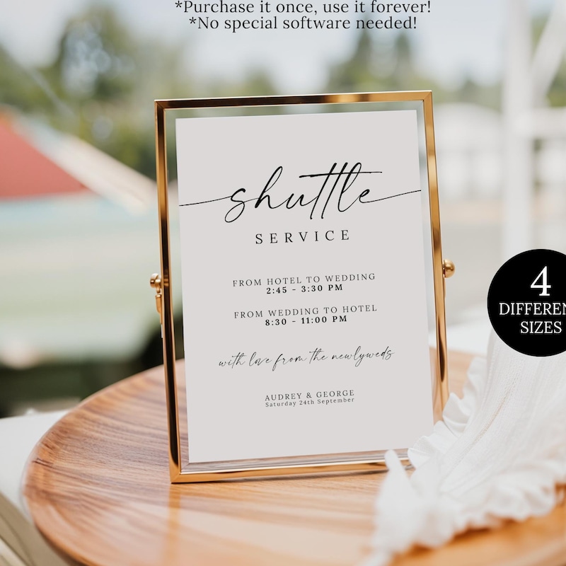 Wedding Hotel Schedule - Etsy