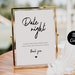 Wedding Date Night Ideas Sign Template, Date Night Ideas Sign, Bridal ...