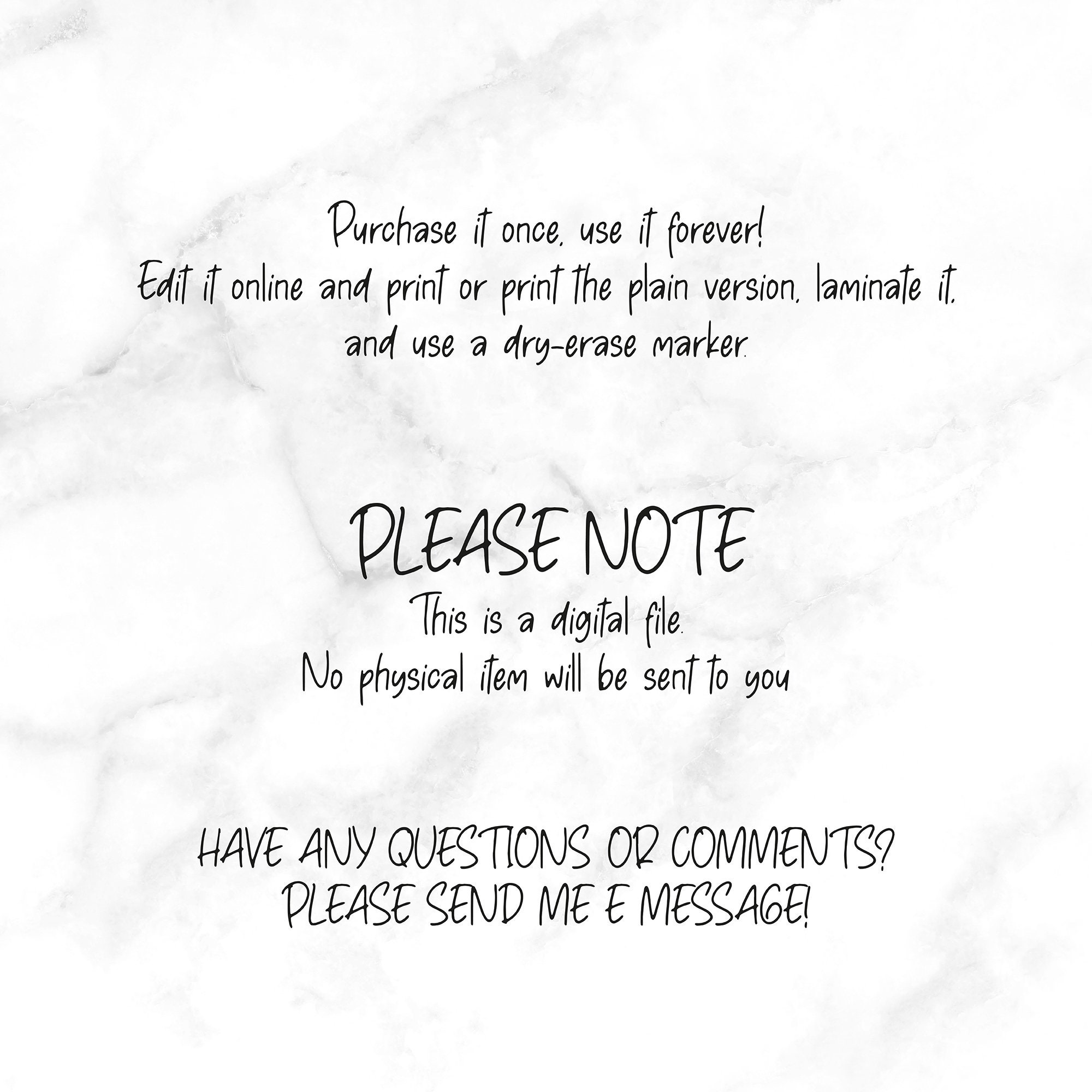 Daily Checklist Editable Chore Chart Editable Behavior Chart - Etsy