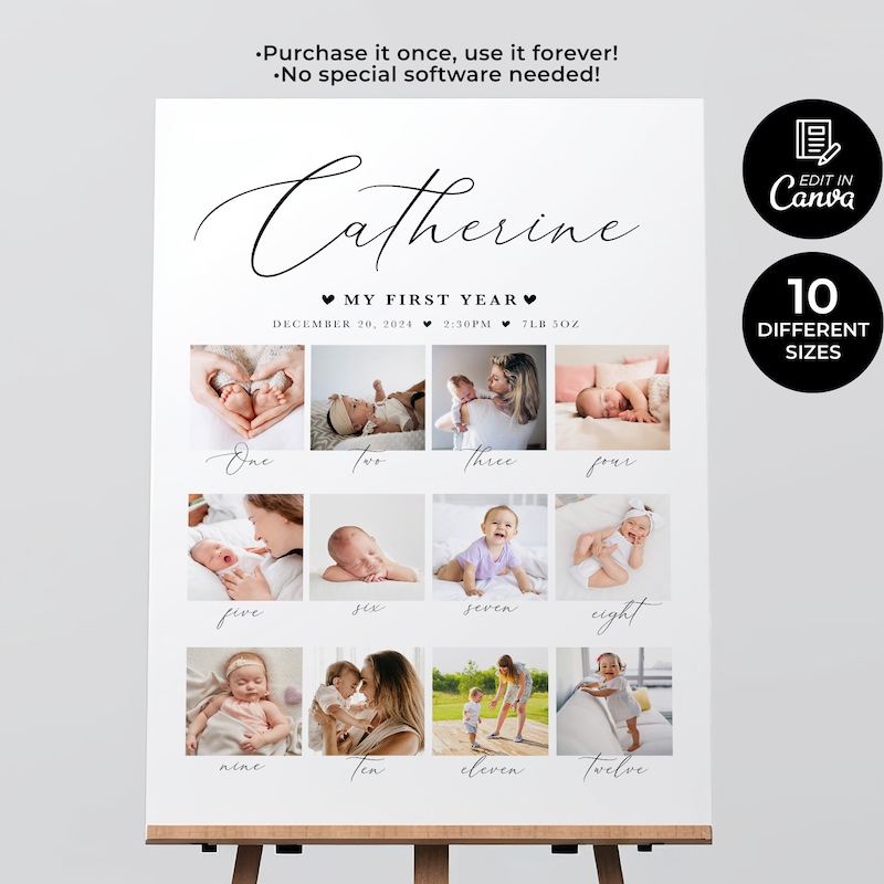 1st Birthday Board - Etsy