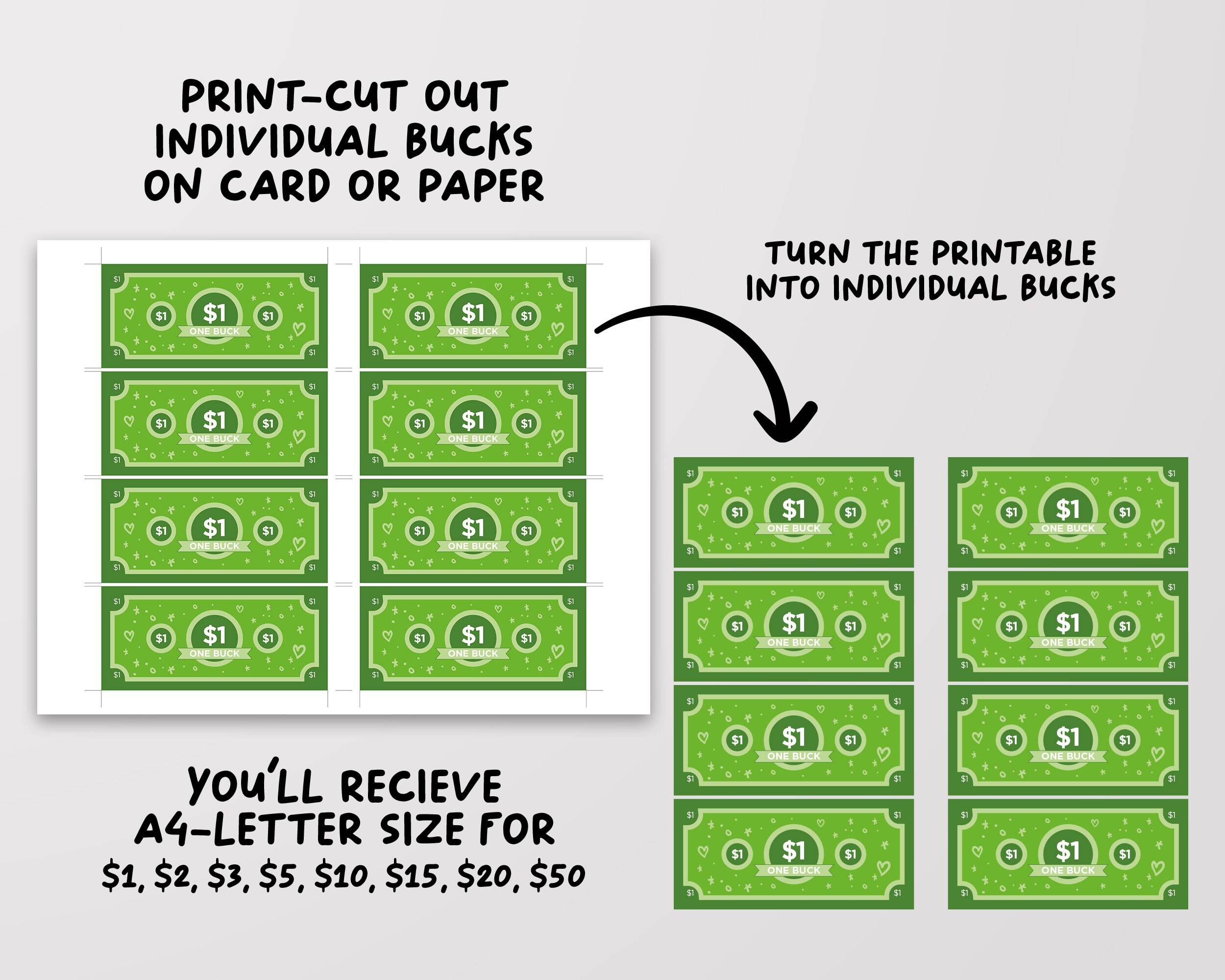 Earn Money Chore Chart, Editable Kids Reward Bucks, Earn Money Chart ...