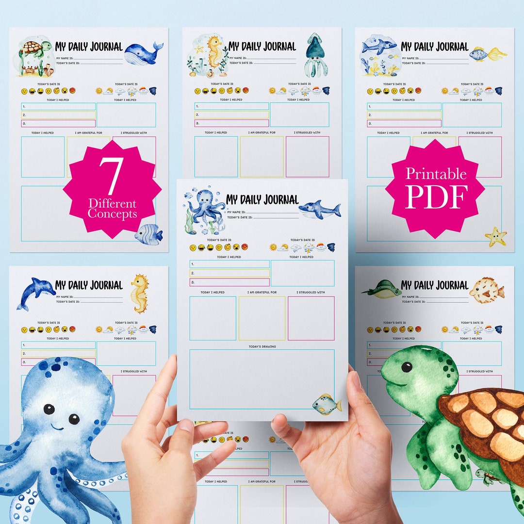 Printable Daily Planner for Kids, Children Routine Chart, Kids Daily ...