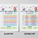 Editable Daily Schedule for Kids, Printable Daily Planner for Kids ...