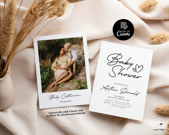 Baby Shower Postcard Template Baby Shower Template | PosterMyWall