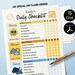 Editable Daily Checklist for Kids, Editable Chore Chart, Daily Schedule ...