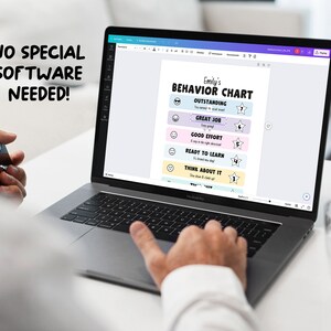 Behavior Reward Chart for Kids, Editable Daily Behavior Checklist, Good ...