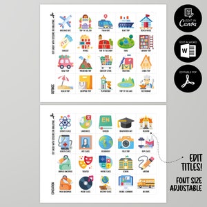 Editable Daily Routine for Kids, Montessori Card for Kids, Daily ...