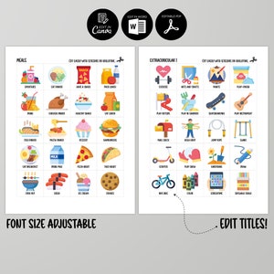 Editable Daily Routine Cards for Kids, Montessori Card for Kids, Daily ...