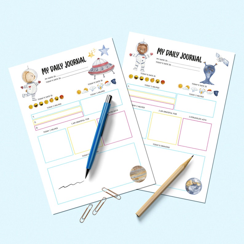 Printable Daily Planner for Kids Children Routine Chart Kids - Etsy