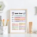 Quiet Time Chart for Kids, Daily Schedule Idea, Editable Daily ...