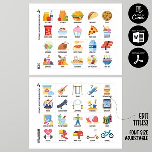 Editable Daily Routine for Kids, Montessori Card for Kids, Daily ...