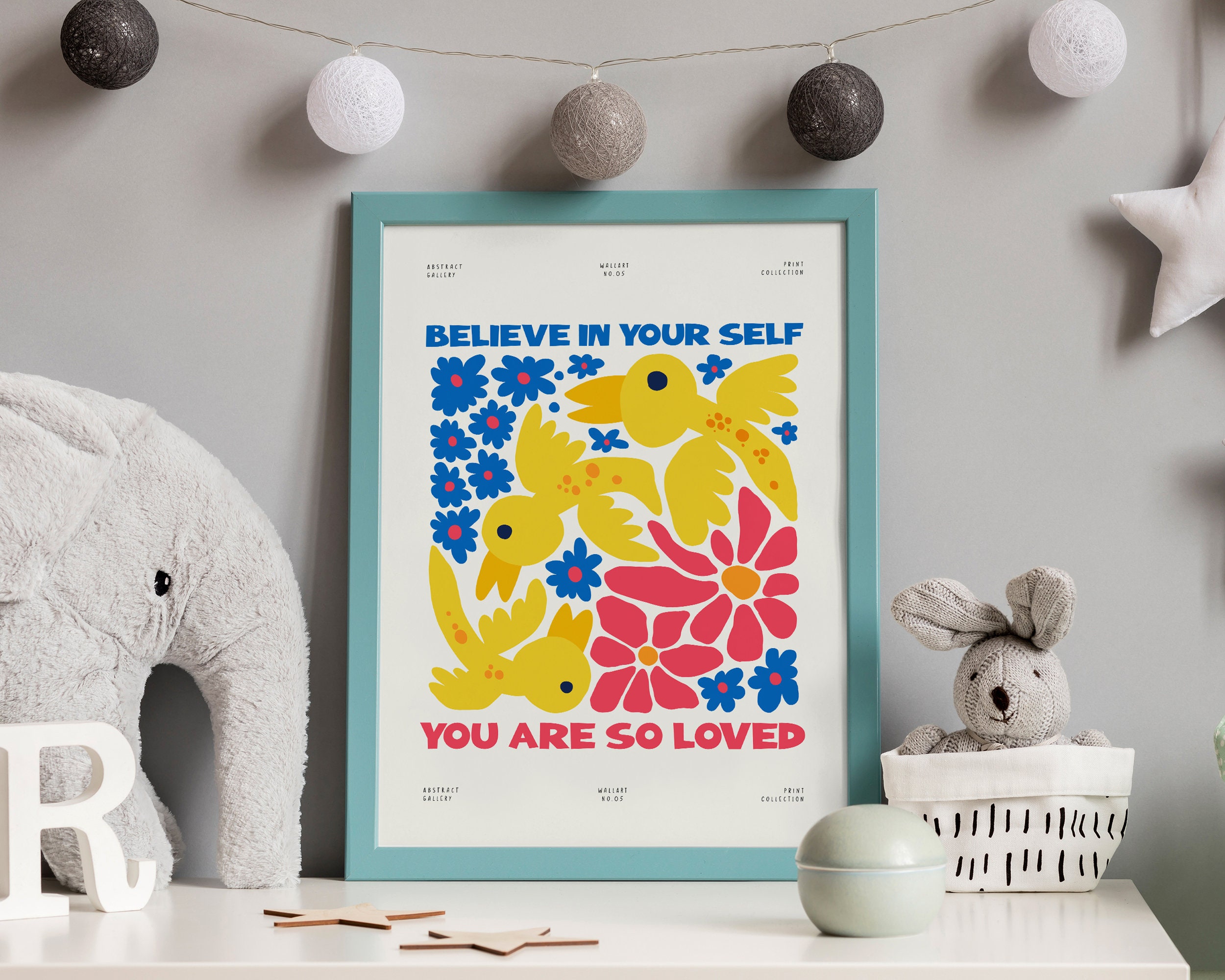 Printable Positive Motivational Poster for Kids, You Are SO Loved ...