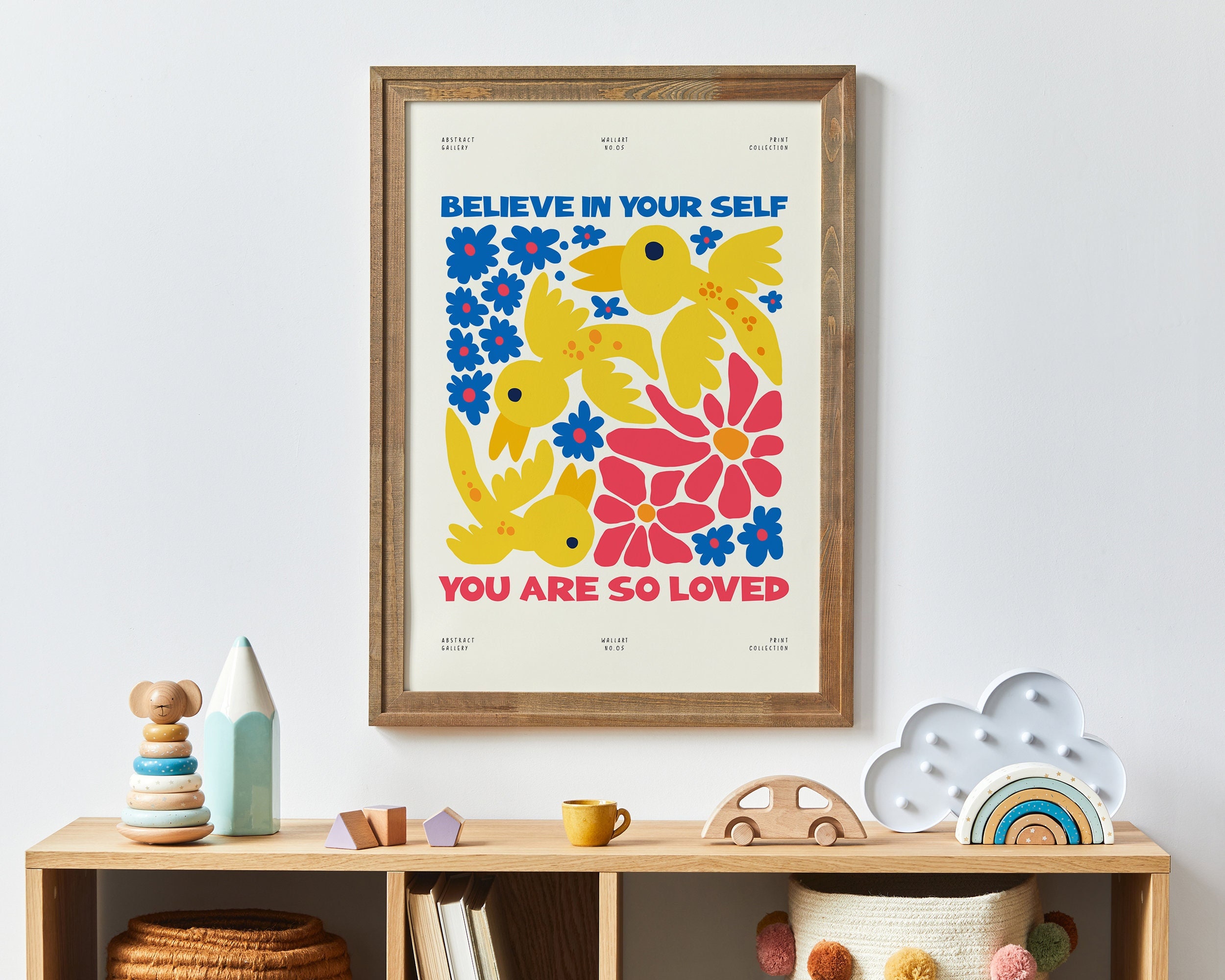 Printable Positive Motivational Poster for Kids, You Are SO Loved ...