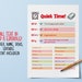Quiet Time Chart for Kids, Daily Schedule Idea, Editable Daily ...