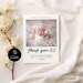 Newborn Thank You Card, Photo Thank You Card for Newborn Baby With Name ...