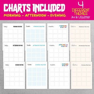 Editable Daily Routine Cards for Kids, Montessori Card for Kids, Daily ...