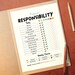 Kids Responsibility Chart Printable, Editable Daily Checklist ...