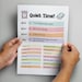 Quiet Time Chart for Kids, Daily Schedule Idea, Editable Daily ...