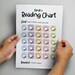 Reading Chart for Kids, Reading Tracker Kids, Reading Log, Reward Chart ...