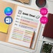 Quiet Time Chart for Kids, Daily Schedule Idea, Editable Daily ...