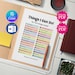 Play Inspiration Chart for Kids, Kids Daily Schedule Idea Editable ...