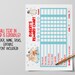 Editable Arctic Animals Reward Chart, Printable Chore Chart for Kids ...
