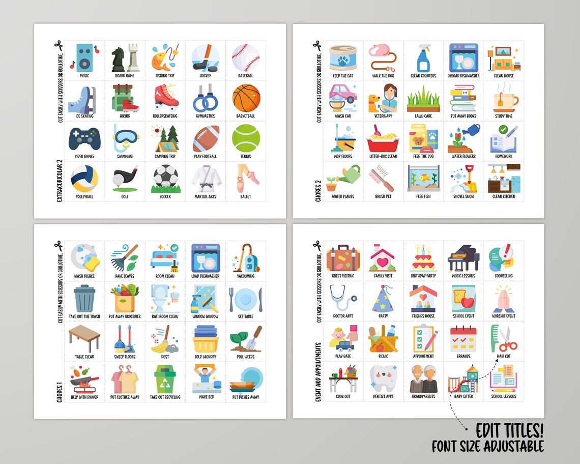 Printable Daily Planner for Kids Toddler Routine Chart - Etsy