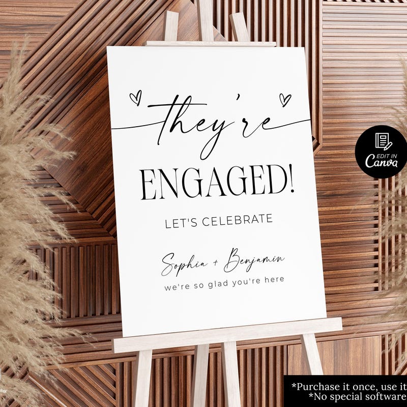 Engagement Signs - Etsy