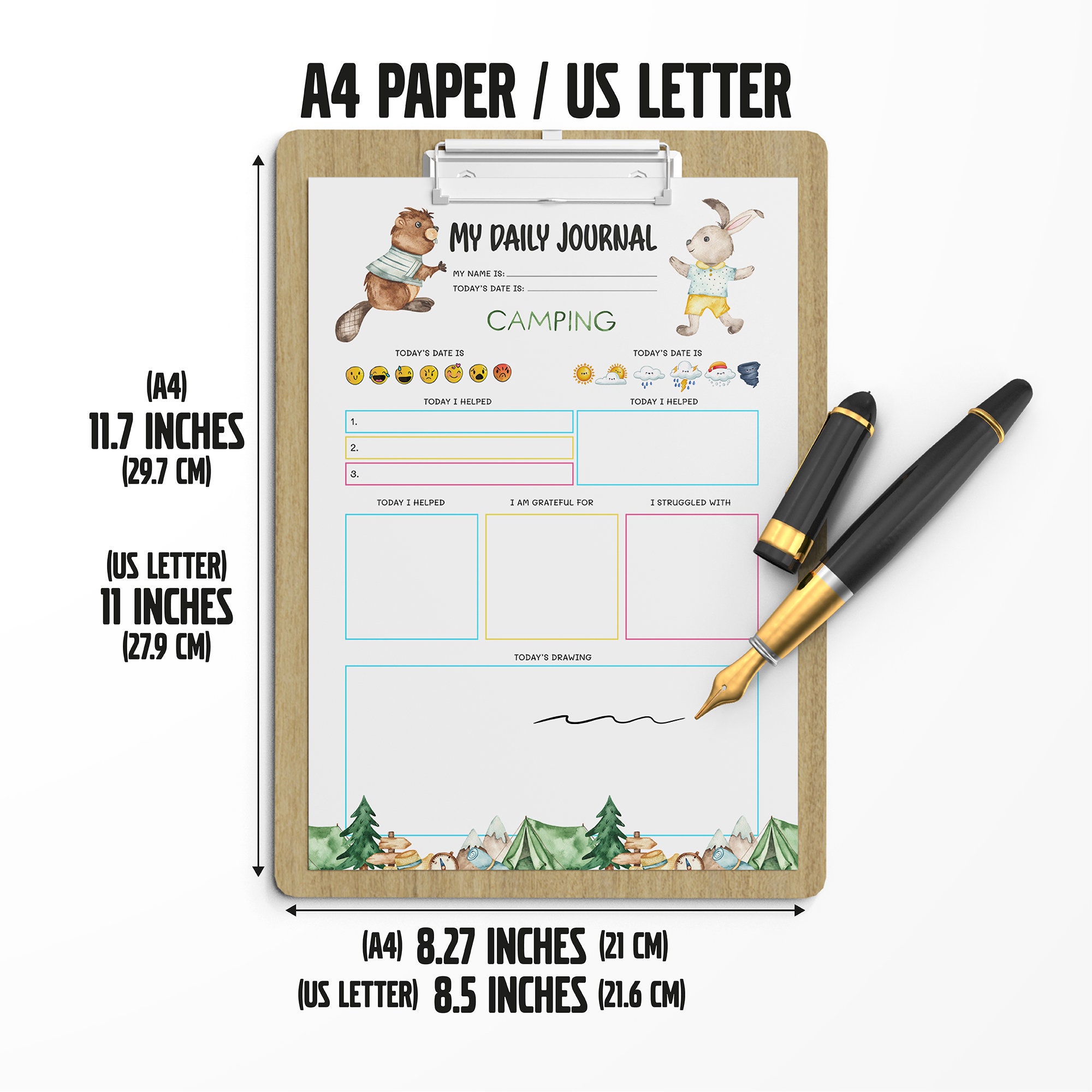 Printable Daily Planner for Kids, Children Routine Chart, Kids Daily ...