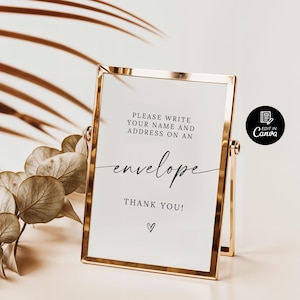 Please Write Your Name and Address on an Envelope, Baby Shower Address ...