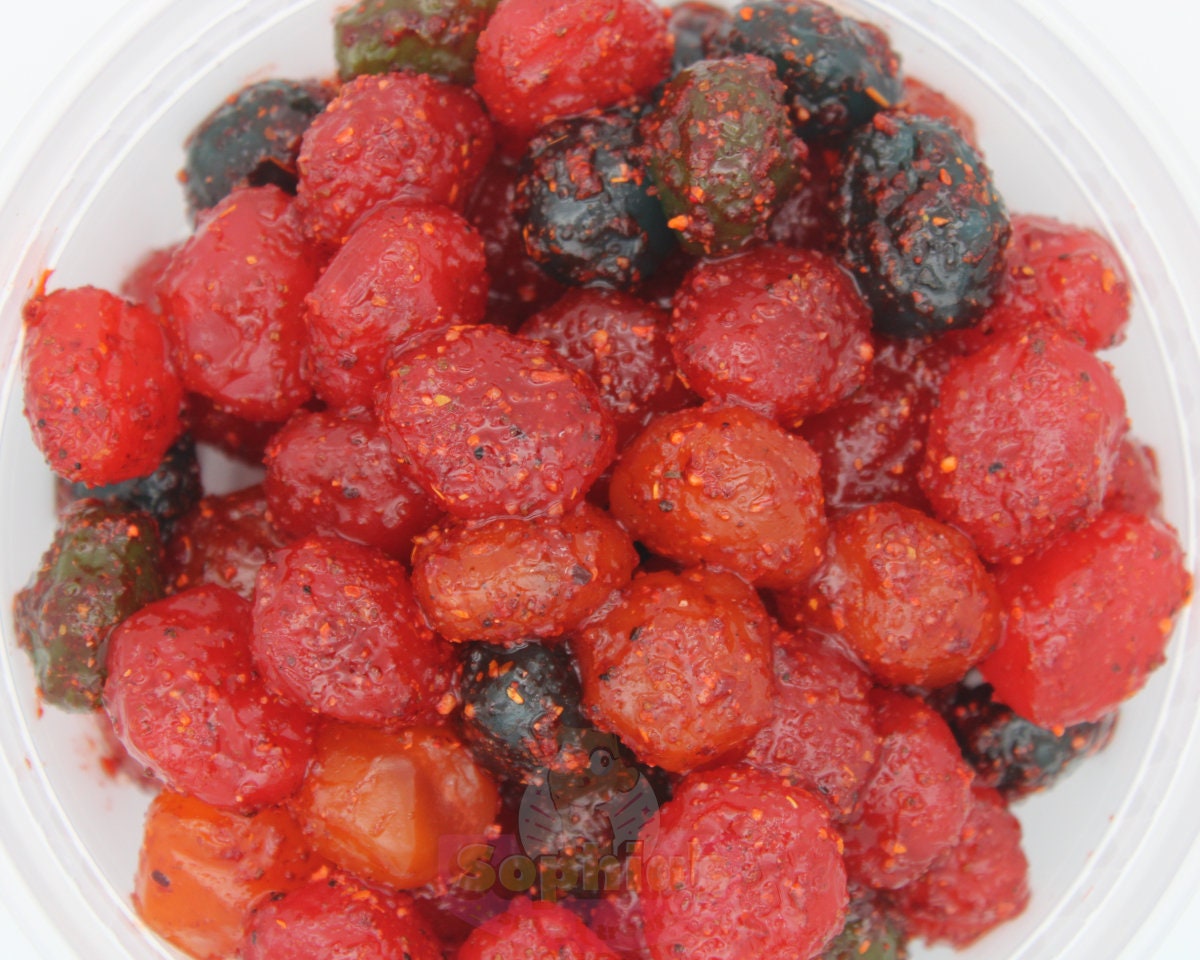 Chamoy Gushers - Dulces Enchilados - Classic Flavor - Chamoy Candy Without Tajin - Etsy