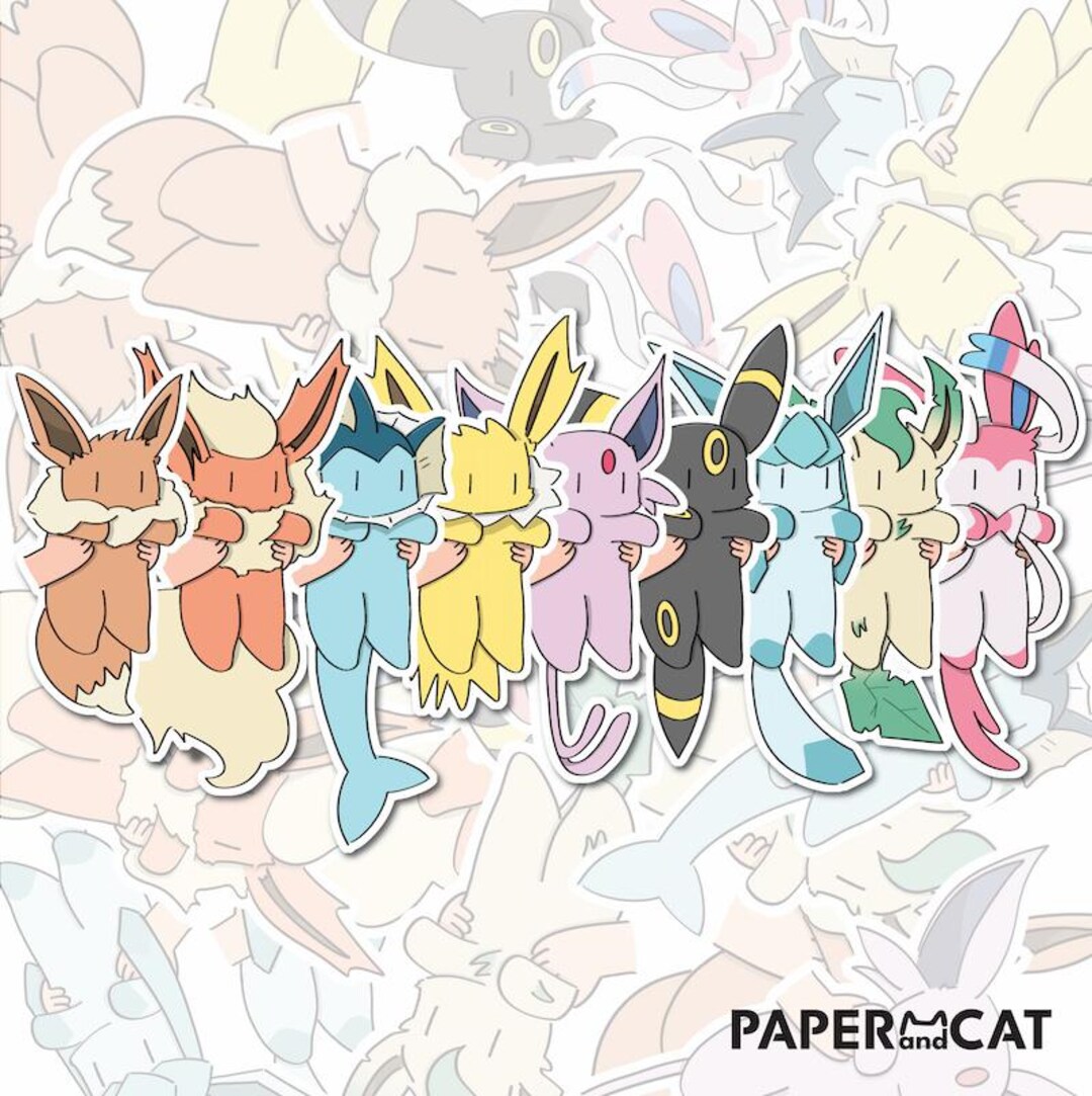 Elemental Creature Stickers 2, Monster Evolution, Waterproof Vinyl ...