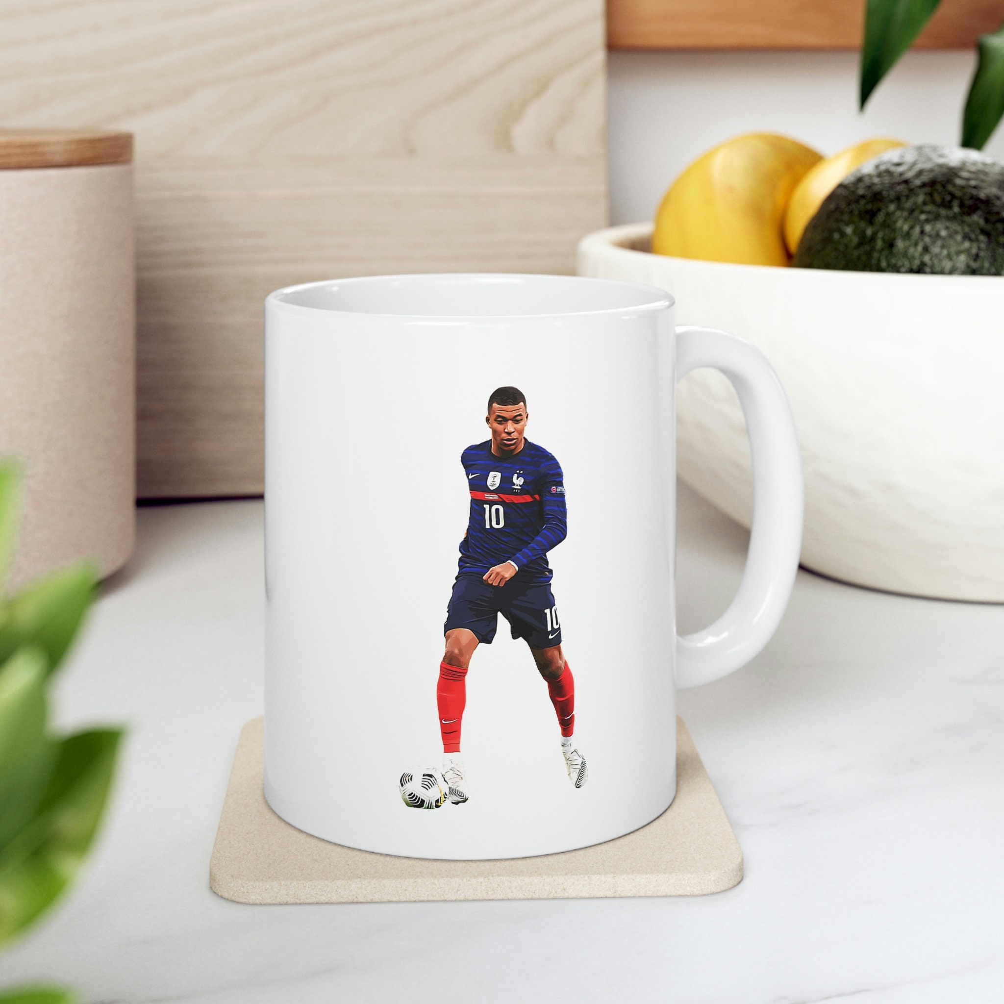 Kylian Mbappé KM10 Français Équipe Nationale Mug Céramique