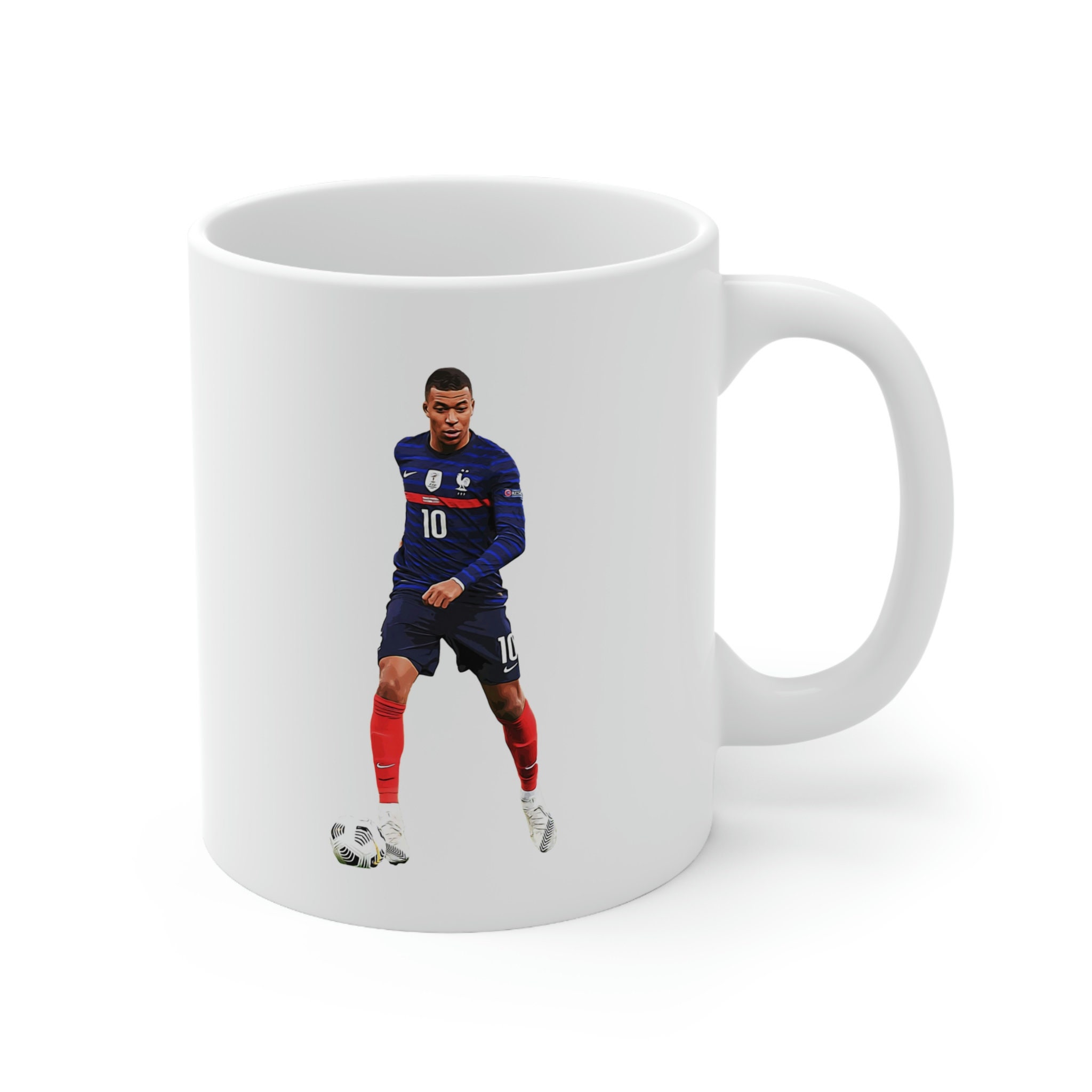 Kylian Mbappé KM10 Français Équipe Nationale Mug Céramique