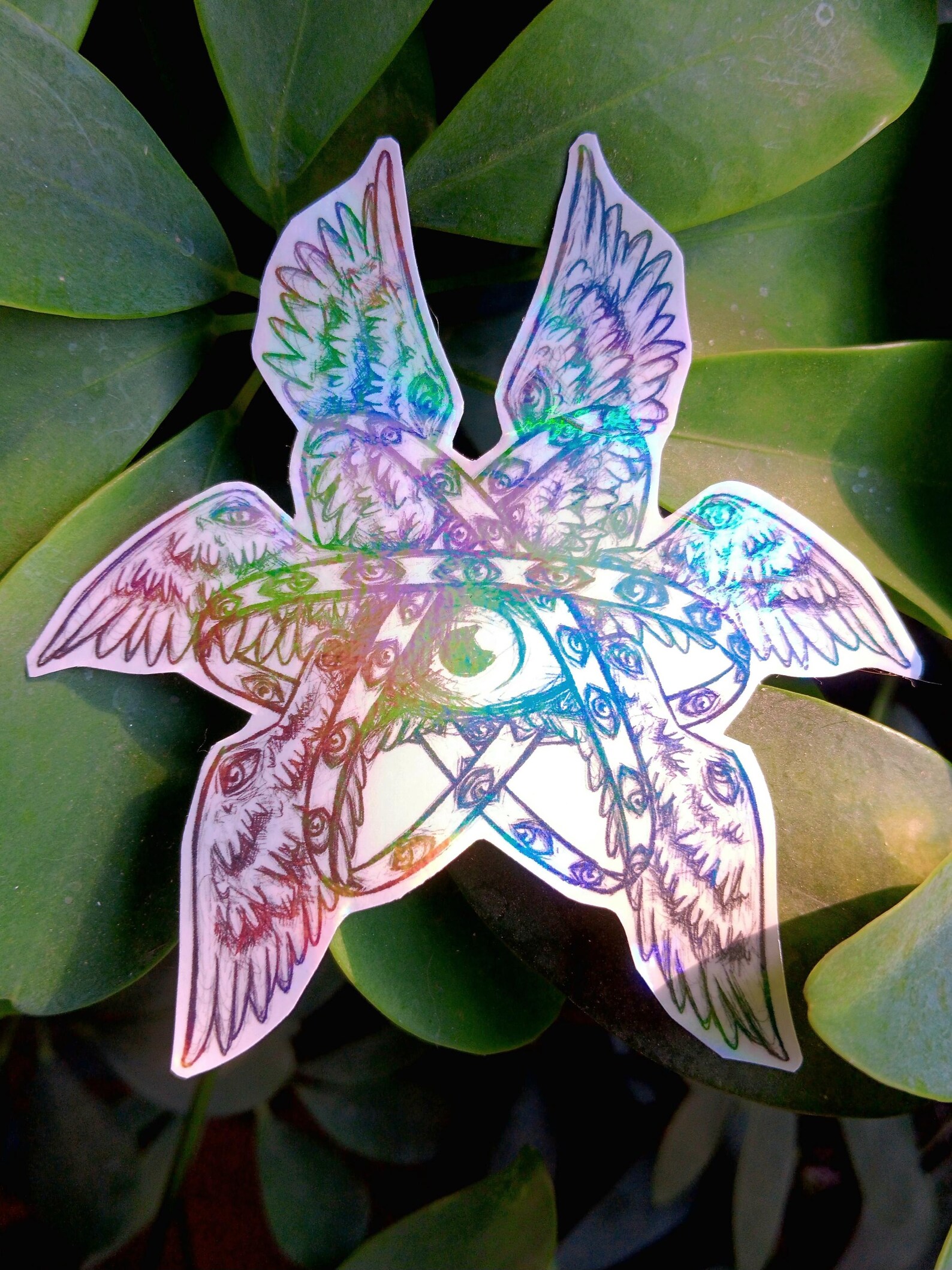 Biblically Accurate Angel Paper Sticker | Ophanim | 100% Handmade! - Etsy